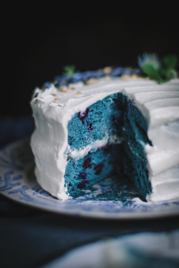 Blue Velvet Cake With Cream Cheese Frosting | Adventures in Cooking