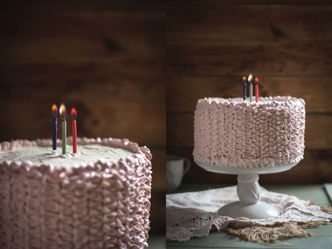 Raspberry Ombre Cake with Whipped Cream Cheese Frosting, Plus a ...