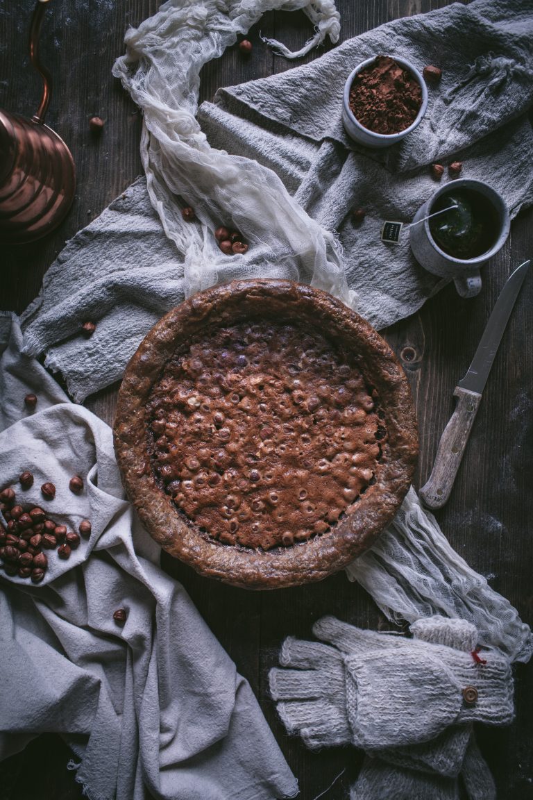 Hazelnut Chocolate Chess Pie With A Buckwheat Crust | Adventures in Cooking
