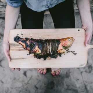 Fire-Roasted Trout with Lemon and Herbs | Adventures in Cooking