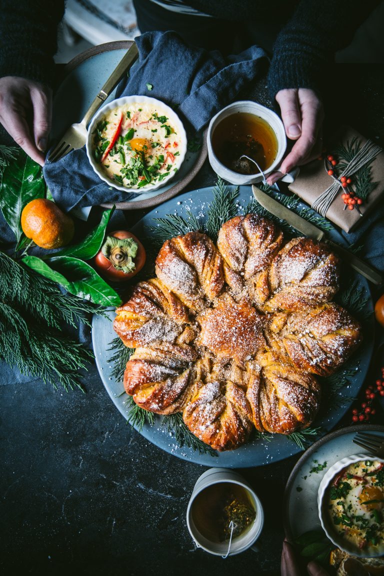 Saffron Star Bread | Adventures in Cooking