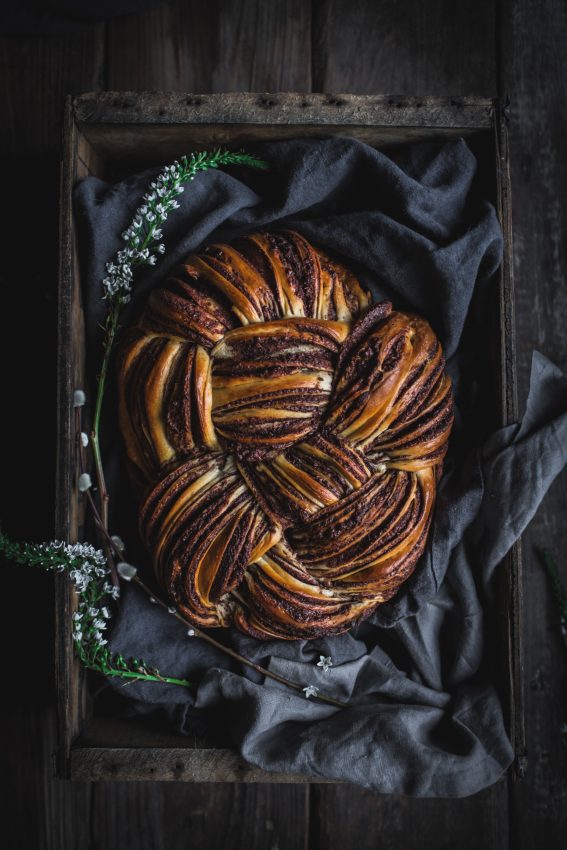 Woven Chocolate Cinnamon Bread | Adventures in Cooking