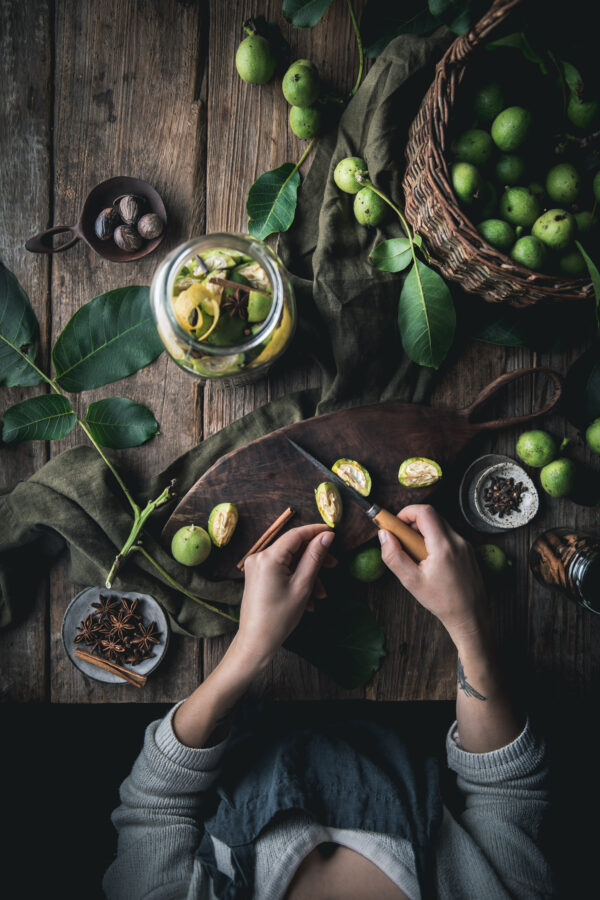 Nocino - A Recipe for Italian Walnut Liqueur | Adventures in Cooking