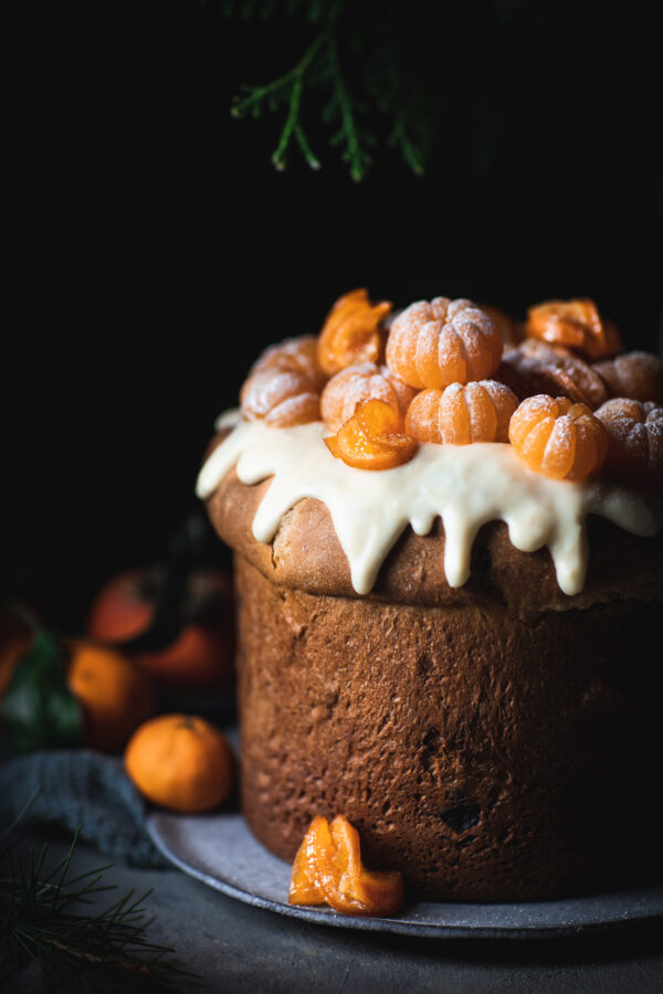 Panettone with Mascarpone Glaze | Adventures in Cooking