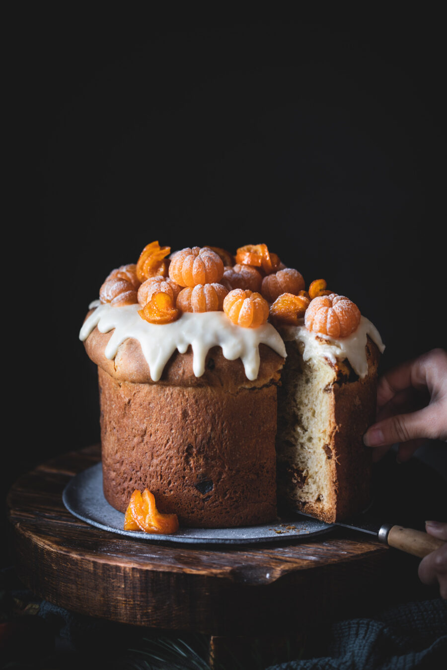 Panettone with Mascarpone Glaze | Adventures in Cooking