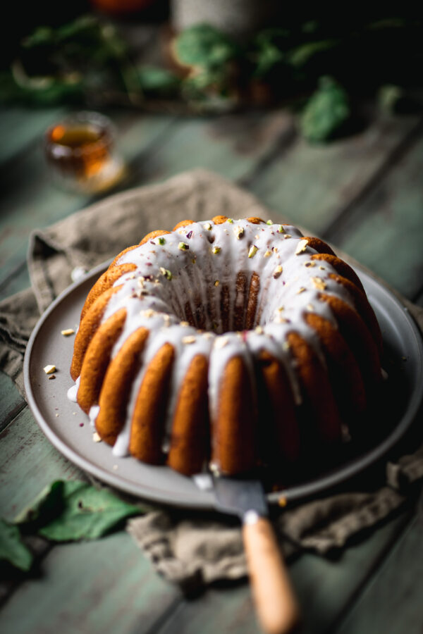 Pumpkin Bundt Cake with a Rum Raisin Swirl | Adventures in Cooking