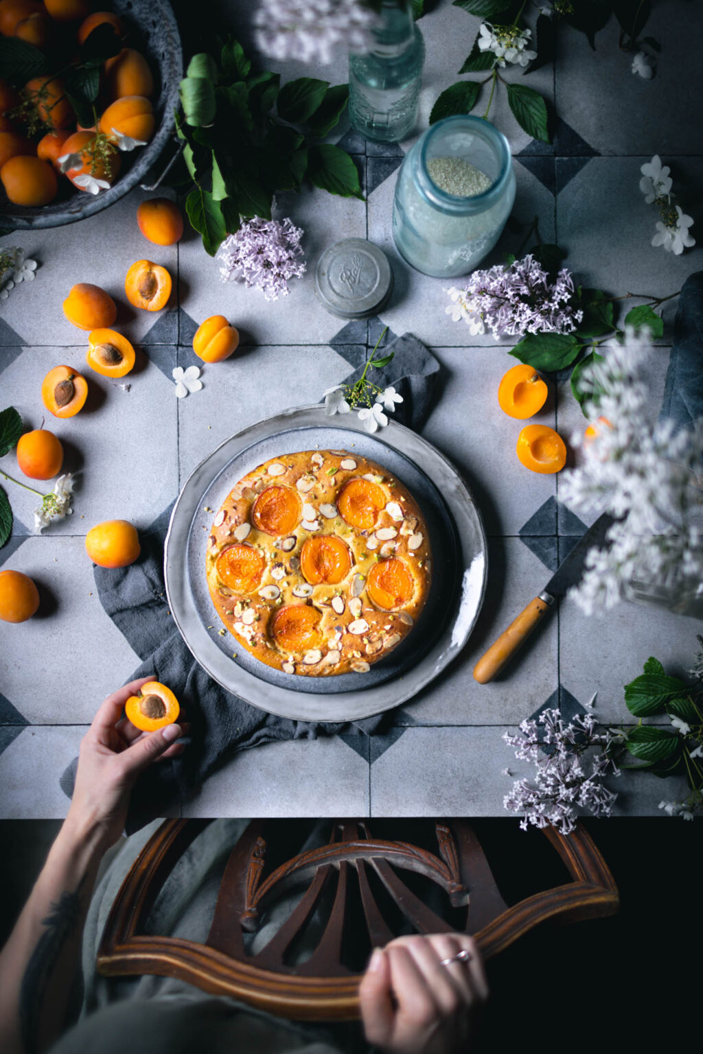 Apricot Almond Cake with Pistachio | Adventures in Cooking