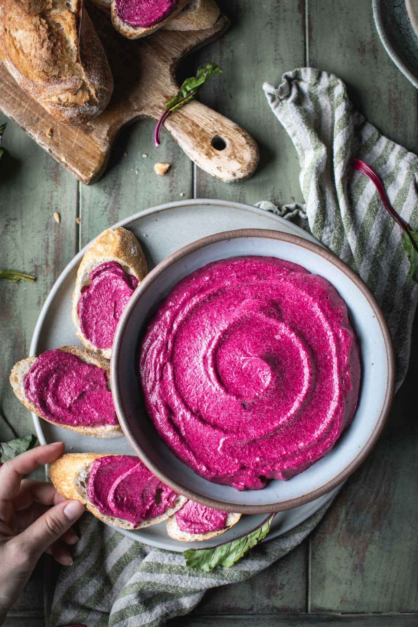 Beet Whipped Feta | Adventures in Cooking